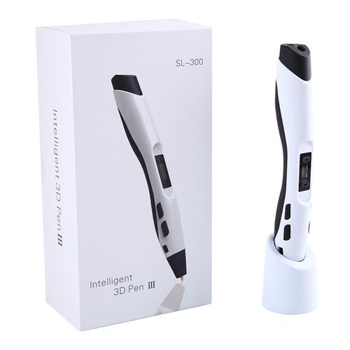 SUNLU SL-300 Professional 3D Printing Pen with OLED Display - White