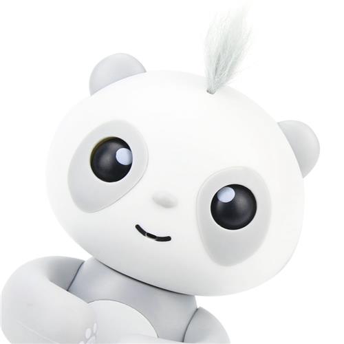 Finger Baby Panda Interactive Intelligent Toy Gray