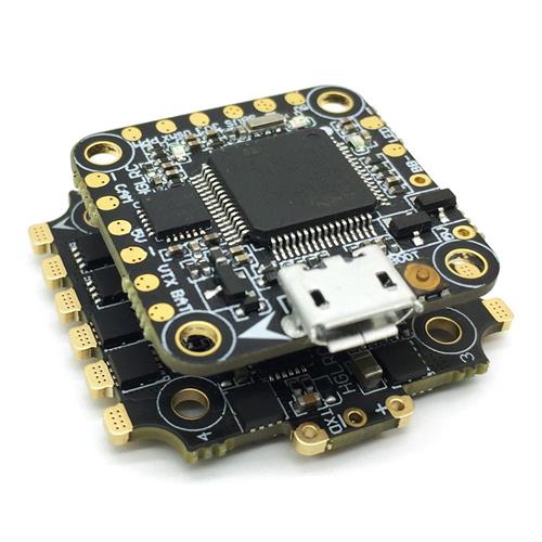 HGLRC F4 AIO OSD BEC Flight Control Board with ESC