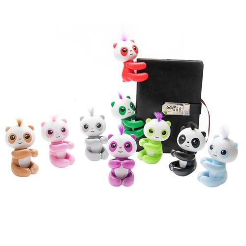 Finger Baby Panda Interactive Intelligent Toy Emerald Green