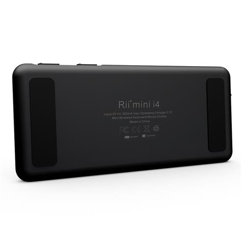 Rii Mini i4 Wireless Remote Backlit Touchpad Keyboard - Black