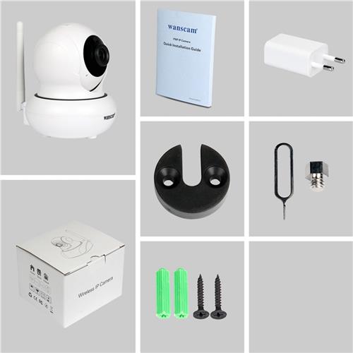 Wanscam HW0021 WiFi 720P IP Camera White