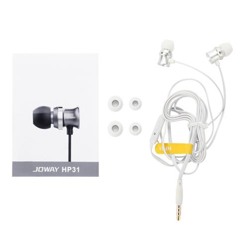 Joway HP31 Earphone with Mic Silver