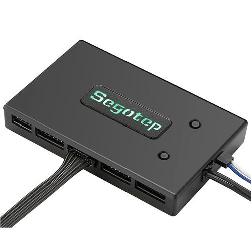 Segotep 3PCS RGB LED Cooling Fan With Bluetooth APP Control