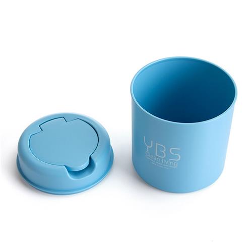 Mini Dustbin Garbage Can Blue
