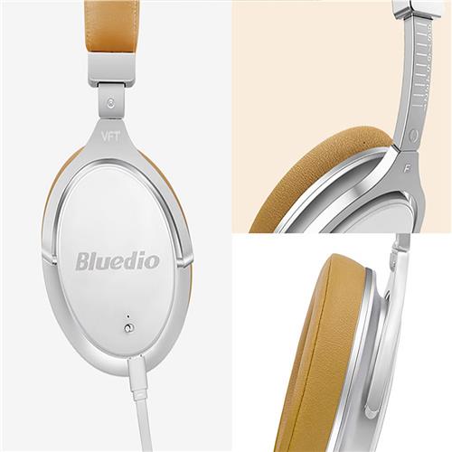 Bluedio F2 Wireless Bluetooth Headphones with Mic White