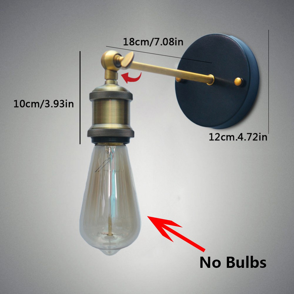 E27 Wall Light Industrial Edison Wall Lamp