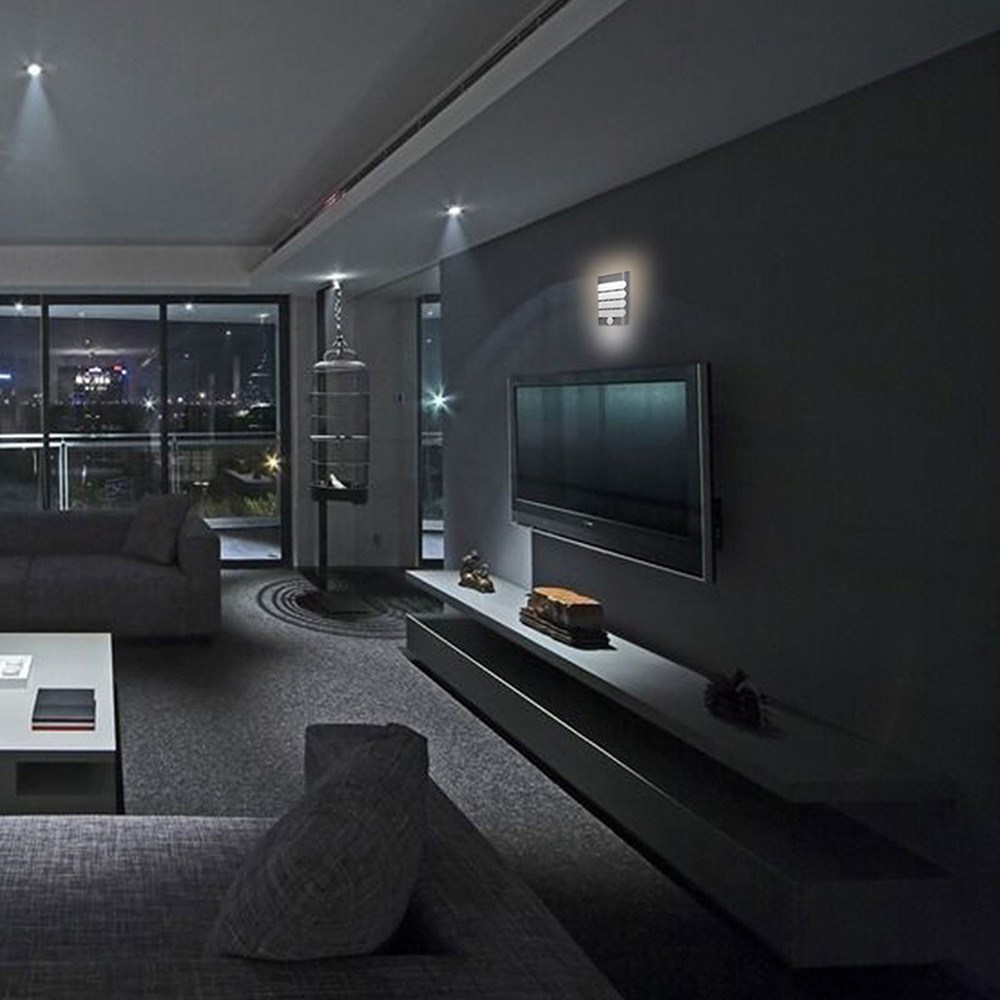 Intelligent Human Body Induction Lamp Battery Charging Silver