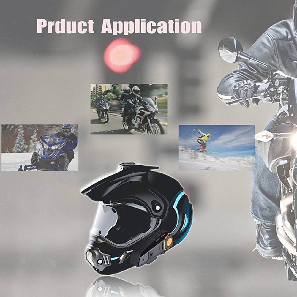 BT-S2 Bluetooth Wireless Motorcycle Helmet Intercom