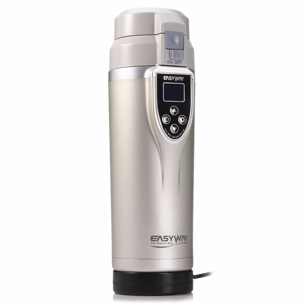 HLM-051 Car Electric Heating Thermos With LCD Temperature Display