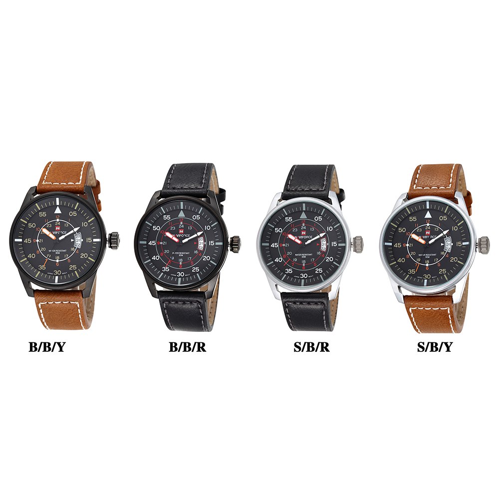 Naviforce 9044M Men Wrist Watch White