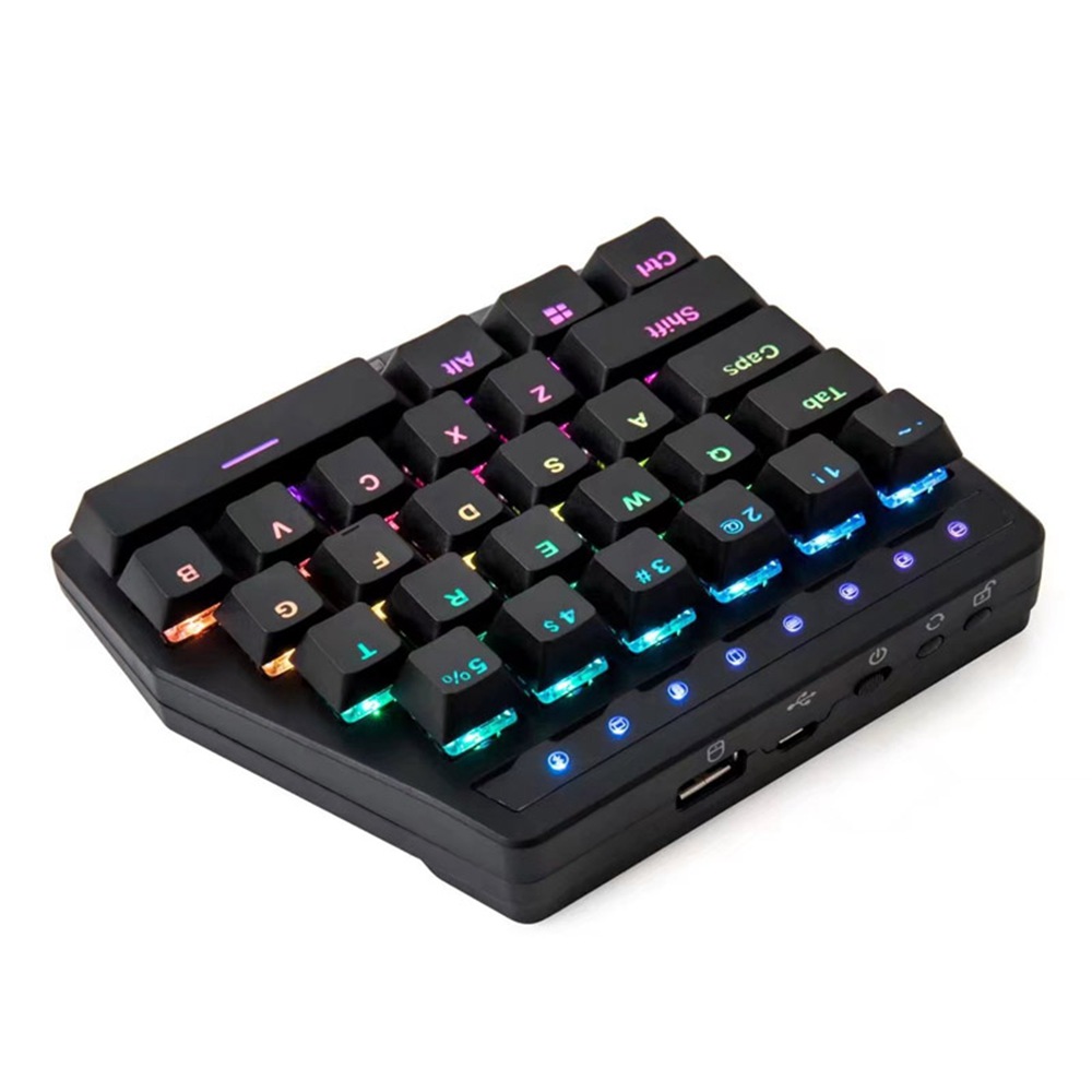 Handjoy K1 Mechanical Keyboard 28 Keys Black