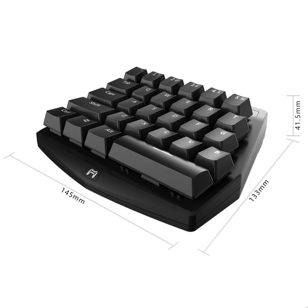 Handjoy K1 Mechanical Keyboard 28 Keys Black