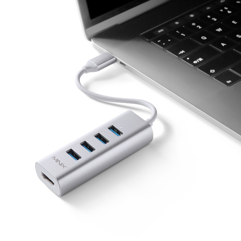 MINIX NEO C-UHGR USB-C To 4-Port USB 3.0 Adapter
