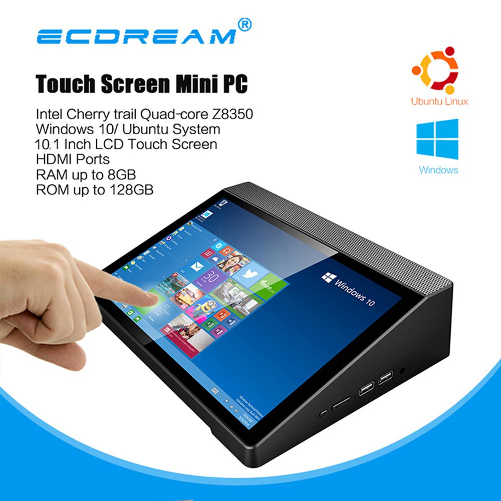 ECDREAM T9 Intel Cherry Trail Z8350 2GB/32GB Mini PC