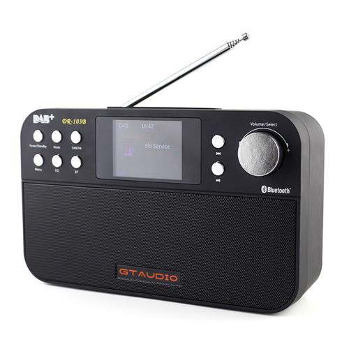 Freesat DR-103 DAB Digital Radio Receiver TFT Black White Display