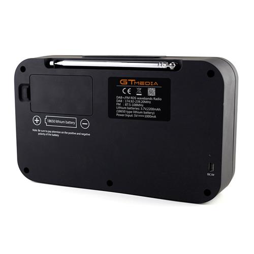 Freesat DR-103 DAB Digital Radio Receiver TFT Black White Display