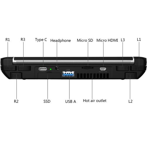 GPD Win 2 GamePad Tablet PC 8GB 128GB Black