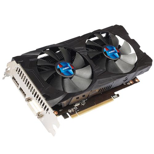 Yeston AMD RX550 4GD5 128Bit Graphics Card LED Backlit Double Fans