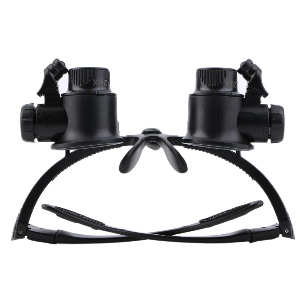 Double Eye Magnifying Glass Black
