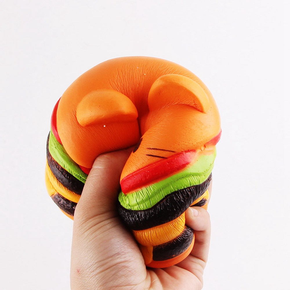 Squishy Cat Burger Soft Toy