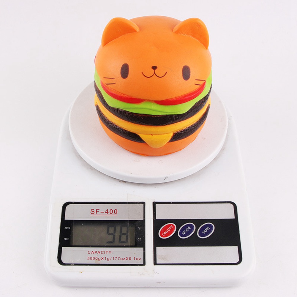 Squishy Cat Burger Soft Toy