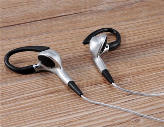 B350 Stereo Earphones Plug Ear Hook Design