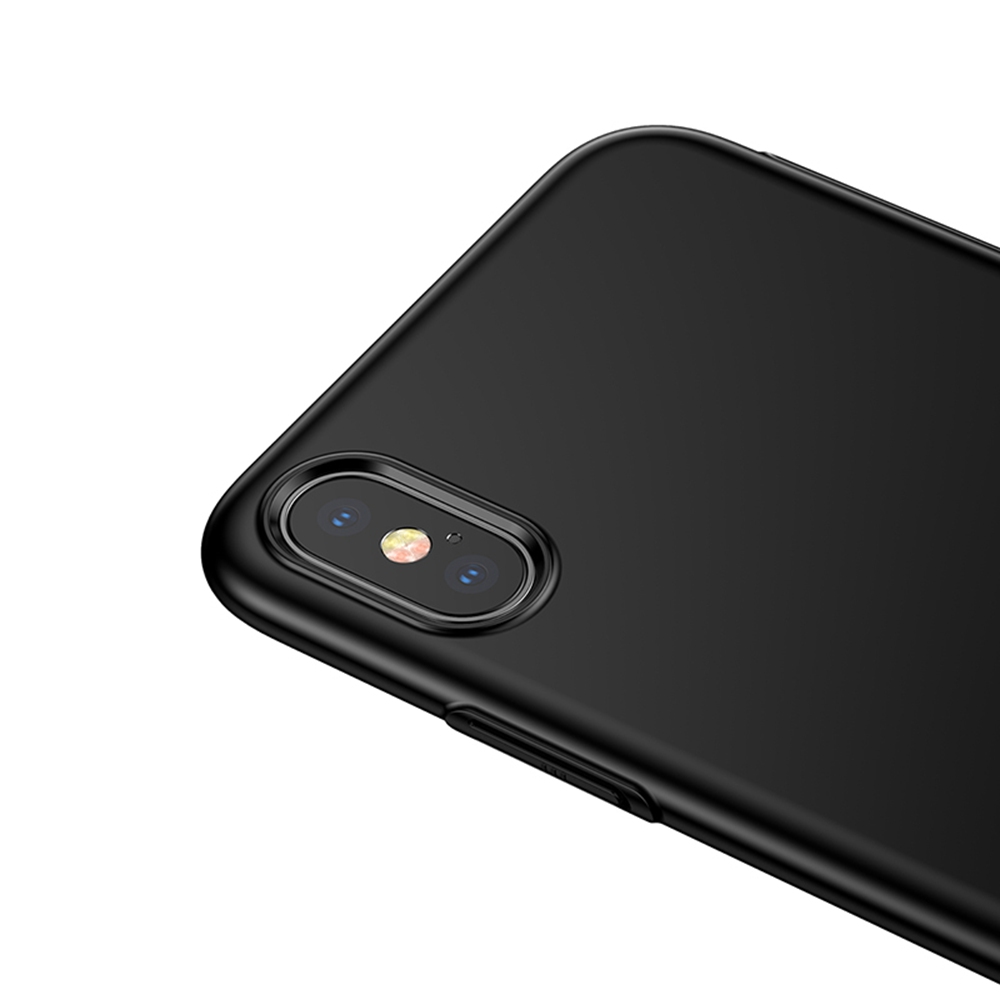 Baseus Ring Buckle Cover Case Iphone X Black