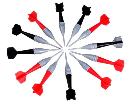 Dart Design Plastic Fruit Forks