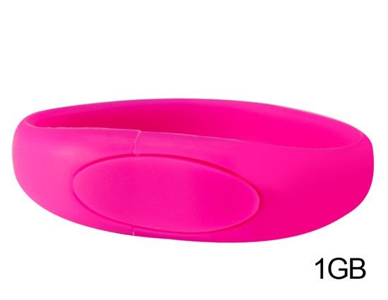 Silicone Bracelet USB Drive 1G Red