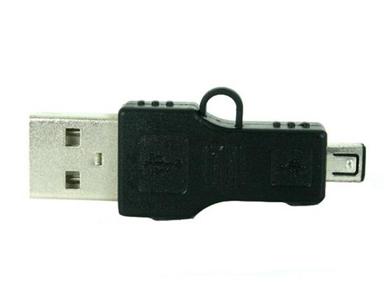 USB to 4 Pin Converter Connector Black