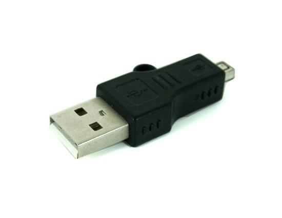 USB to 4 Pin Converter Connector Black