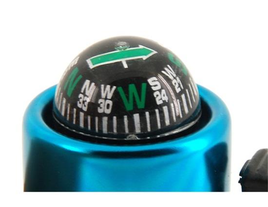 Bicycle Bell Mini Compass Blue
