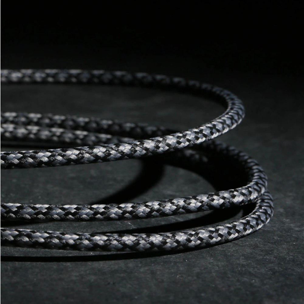 Guidford Braided Charging Cable for iPhone Dark Grey