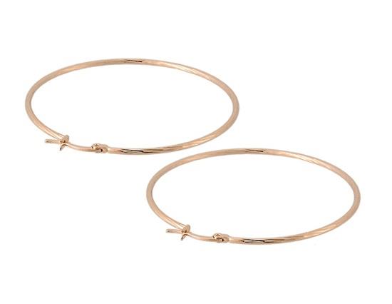 18K RGP Circle Earrings Golden