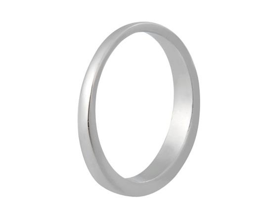 Crystal Accent Ring White Gold