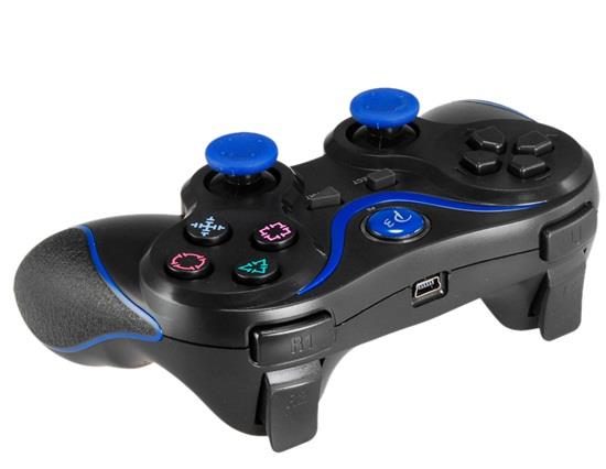 Dual Shock 3 Bluetooth Wireless Controller For PS3 Black And Blue