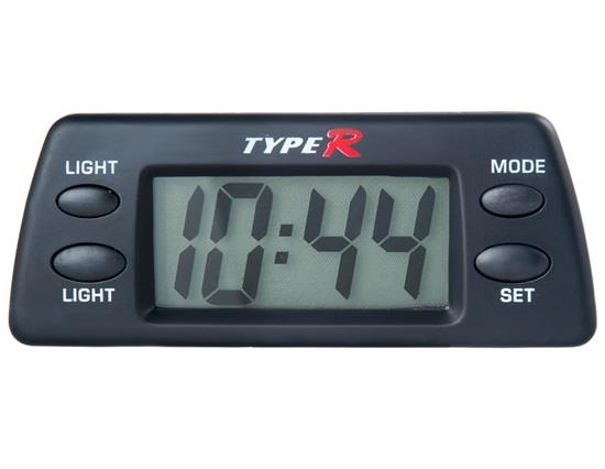 Digital Car Clock Black