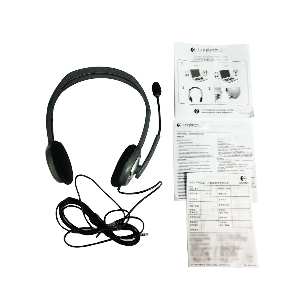 Logitech H111 Headset with Mic Black