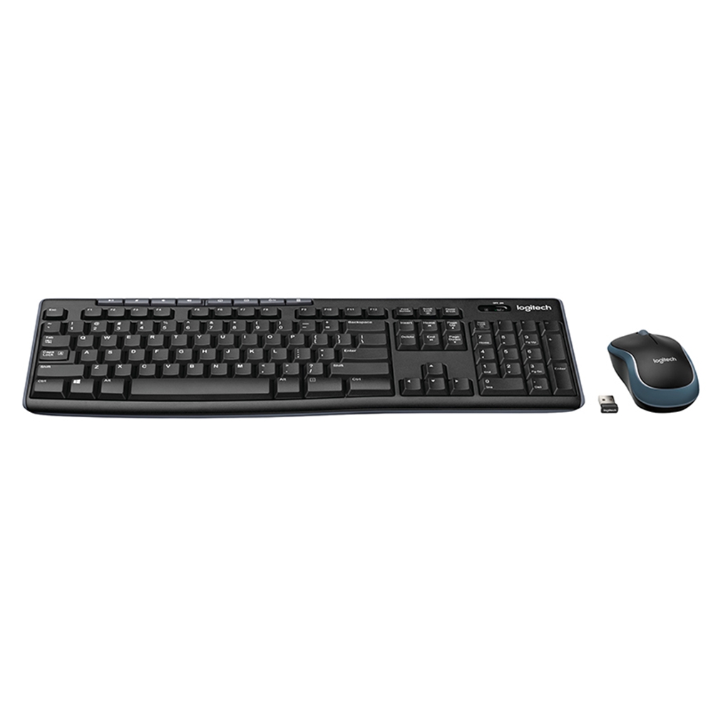 Logitech MK270 Wireless Keyboard and Mouse Kit Black