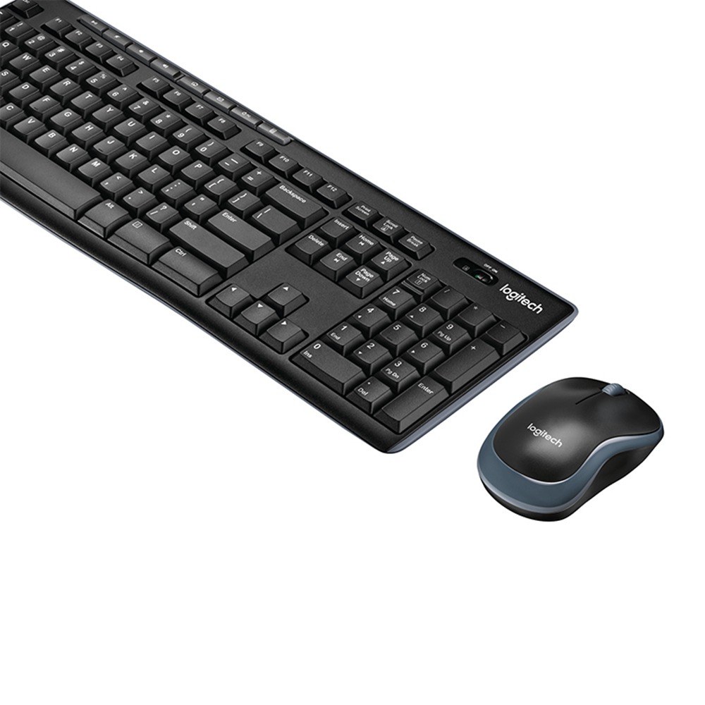 Logitech MK270 Wireless Keyboard and Mouse Kit Black