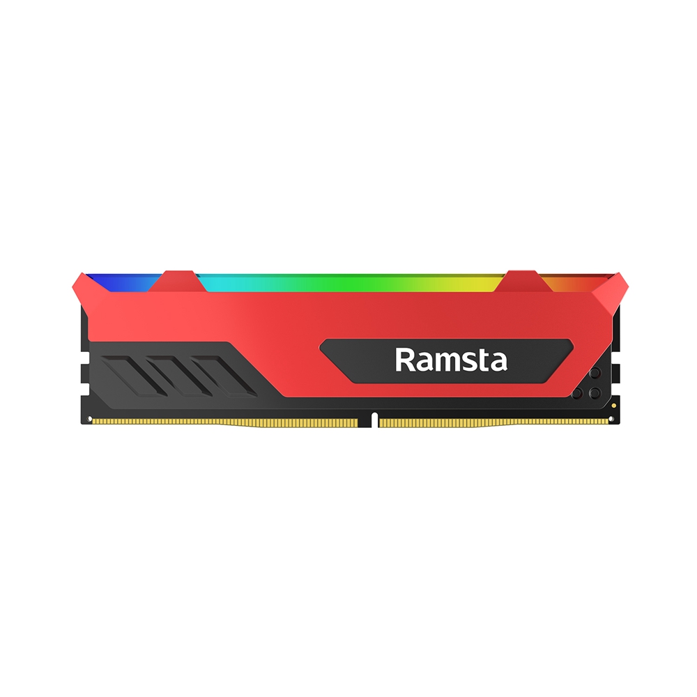 Ramsta 2PCS RGB light Memory Bank Computer Accessory Gamer Module Red