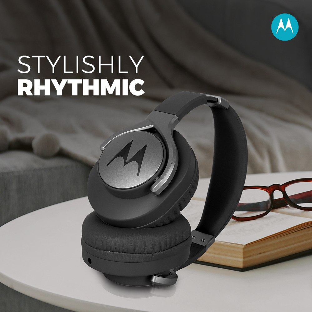 Motorola Pulse Max Wired Headphone Black
