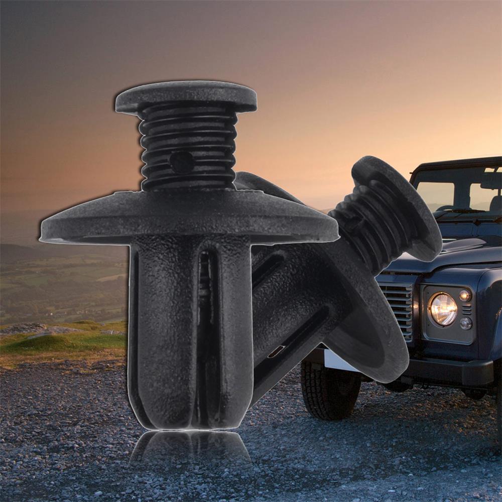 Plastic Rivets 8mm Hole Clips Black