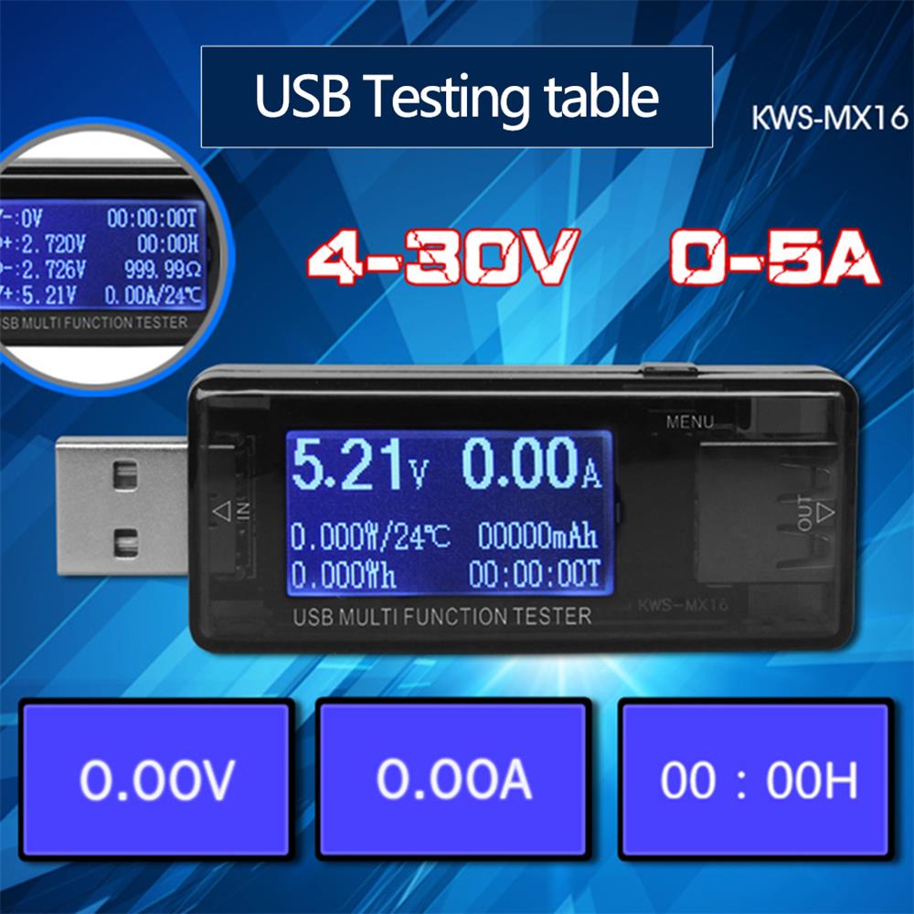 USB Voltmeter Ammeter Monitor