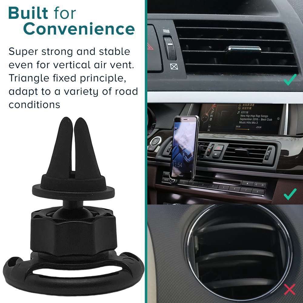 CM-100 Pop Stand Socket Car Mount 360 Degree Rotation Air Vent Sockets