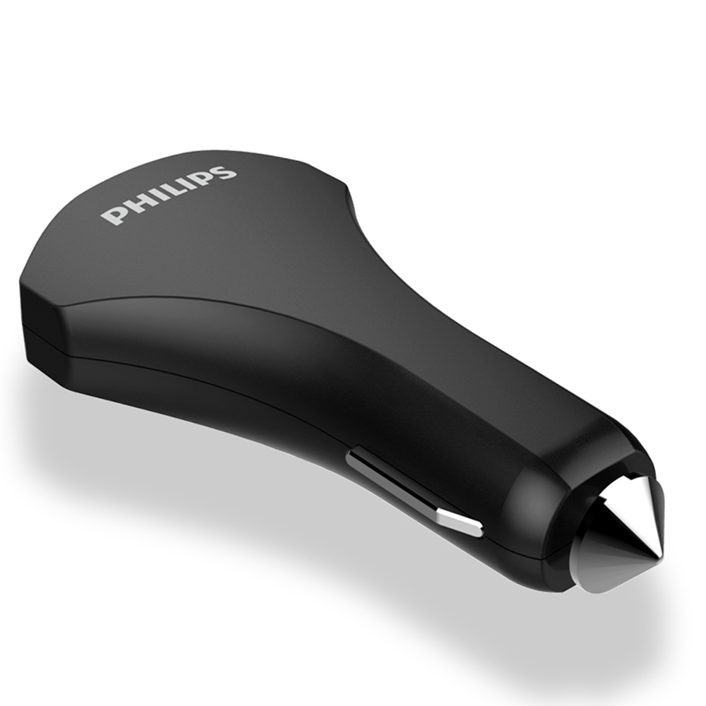 Philips DLP2012 Car Charger Dual USB Ports LED Indicator
