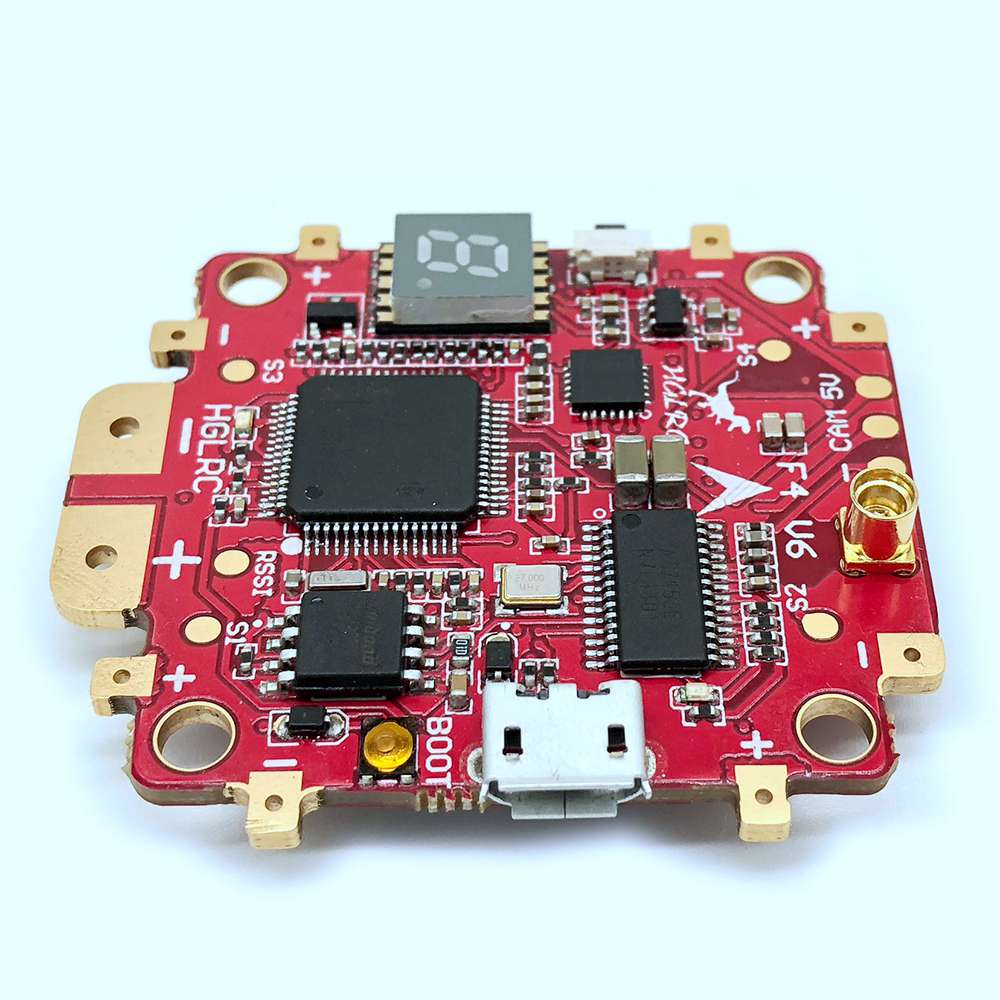 HGLRC F4 V6 PRO Flight Controller RP-SMA