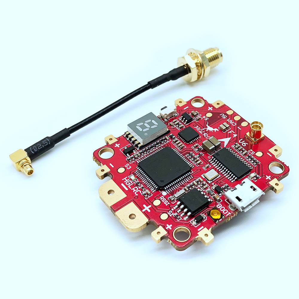 HGLRC F4 V6 PRO Flight Controller RP-SMA