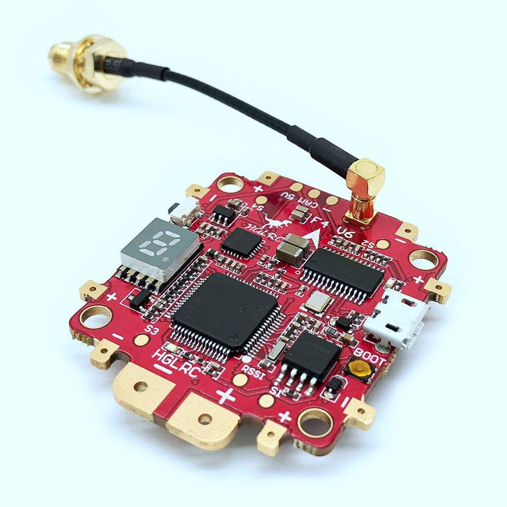 HGLRC F4 V6 PRO Flight Controller SMA